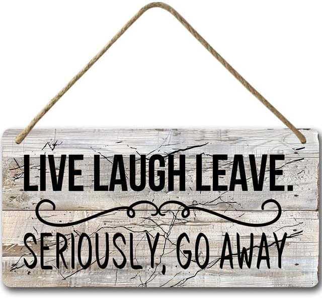 6x12 IN Please Go Away No Soliciting for House, Front Door, Yard ...