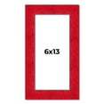 6x13 Frame Red Burl Solid Wood Picture Frame Width 1.75 Inches ...