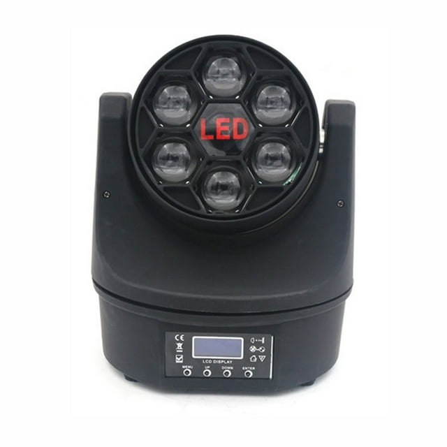6x15W Bee Eye Beam Wash Moving Head RGBWA UV Stage Lighting DJ Disco ...
