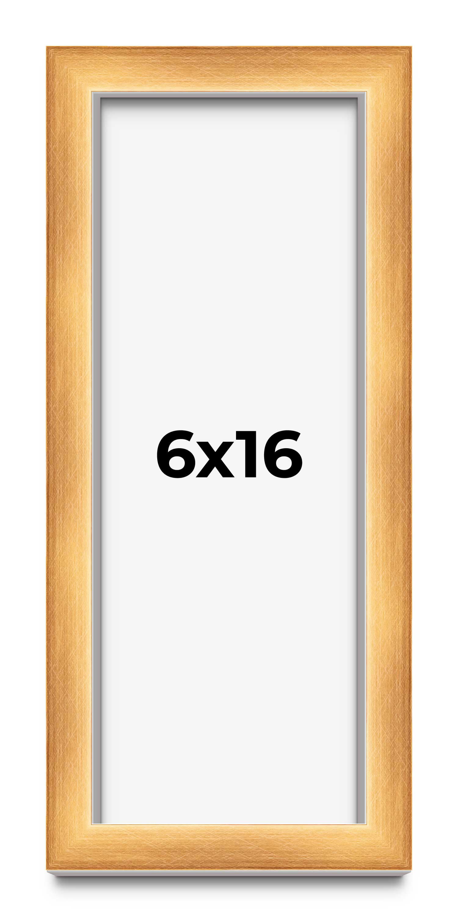 6x16 Shadow Box Bronze Cross-Brushed Display Frame | 1.625 Inches Deep ...