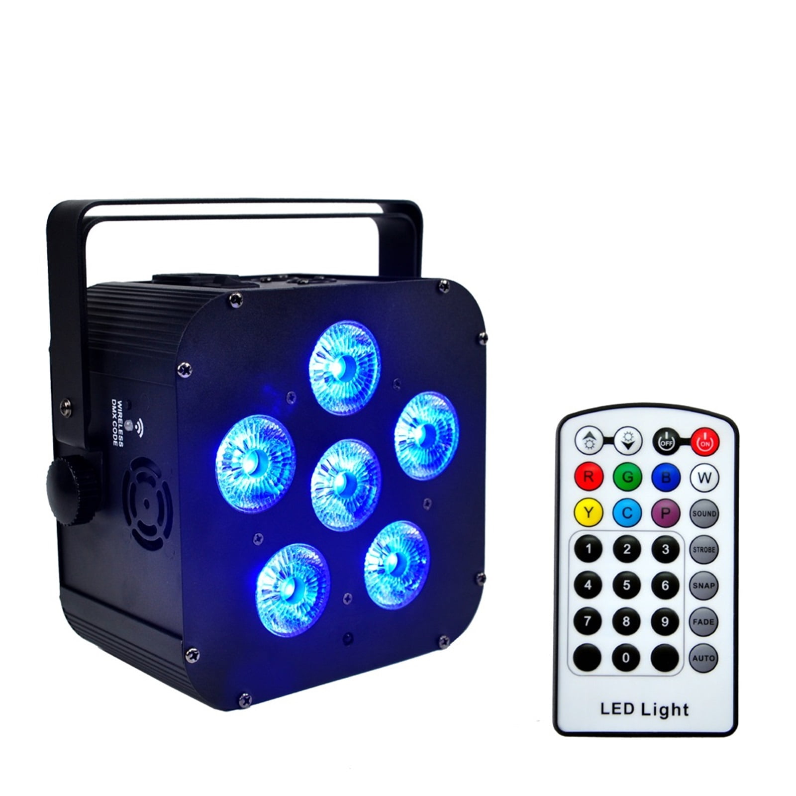 6x18w Rgbaw UV 6in1 Battery Power Wireless LED Par Light For Stage ...
