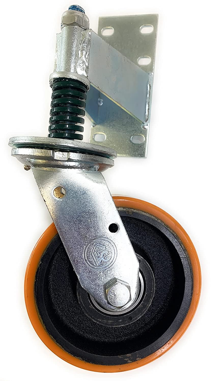 6x2 inch Heavy Duty Large Gate Caster - Swivel Wheel - 880 lb Capacity ...