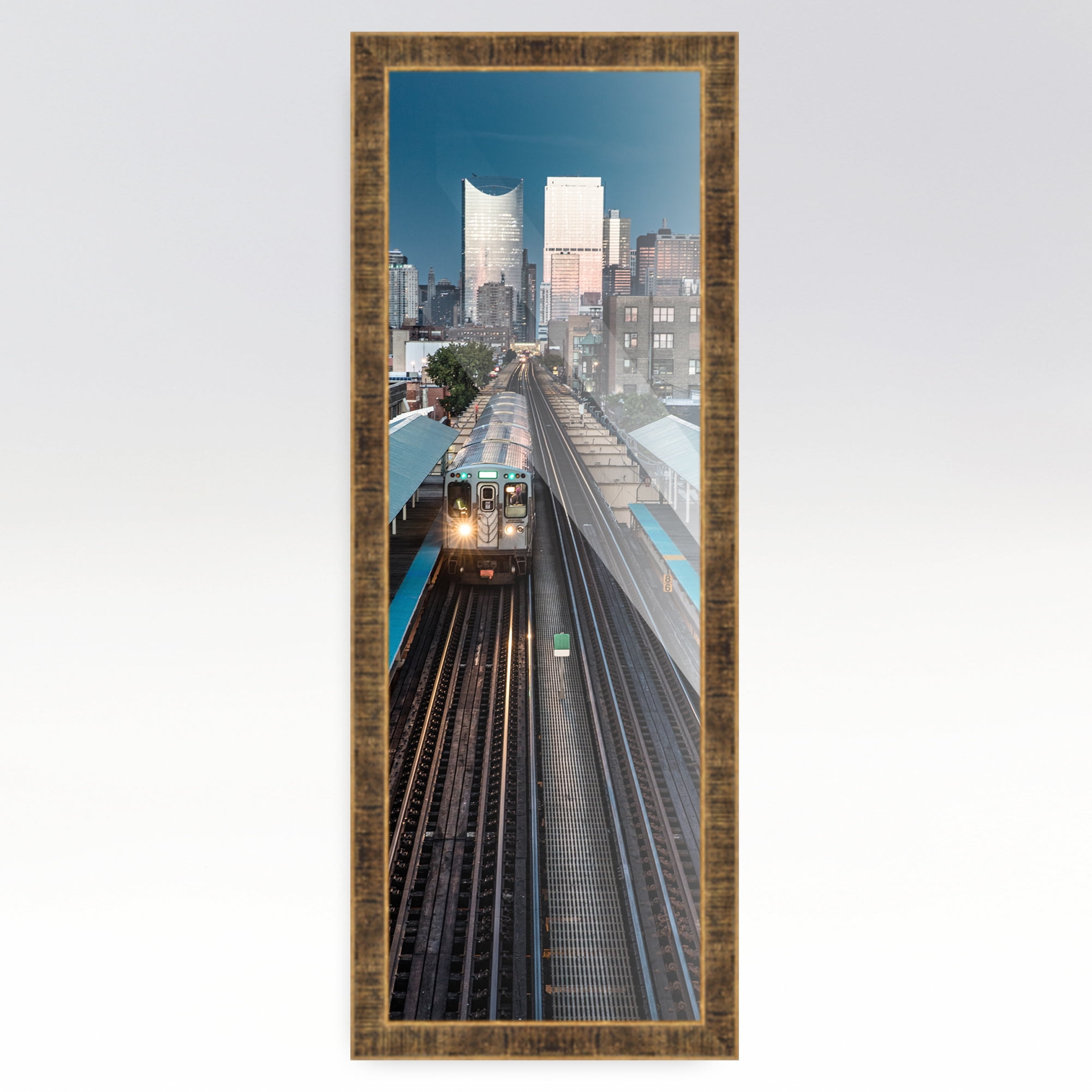 6x24 Frame Black Real Wood Picture Frame Width 1.5 inches | Interior ...