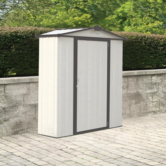 6x3 Galvanized Steel Shed –Outdoor Storage Shed with Quick Assembly ...