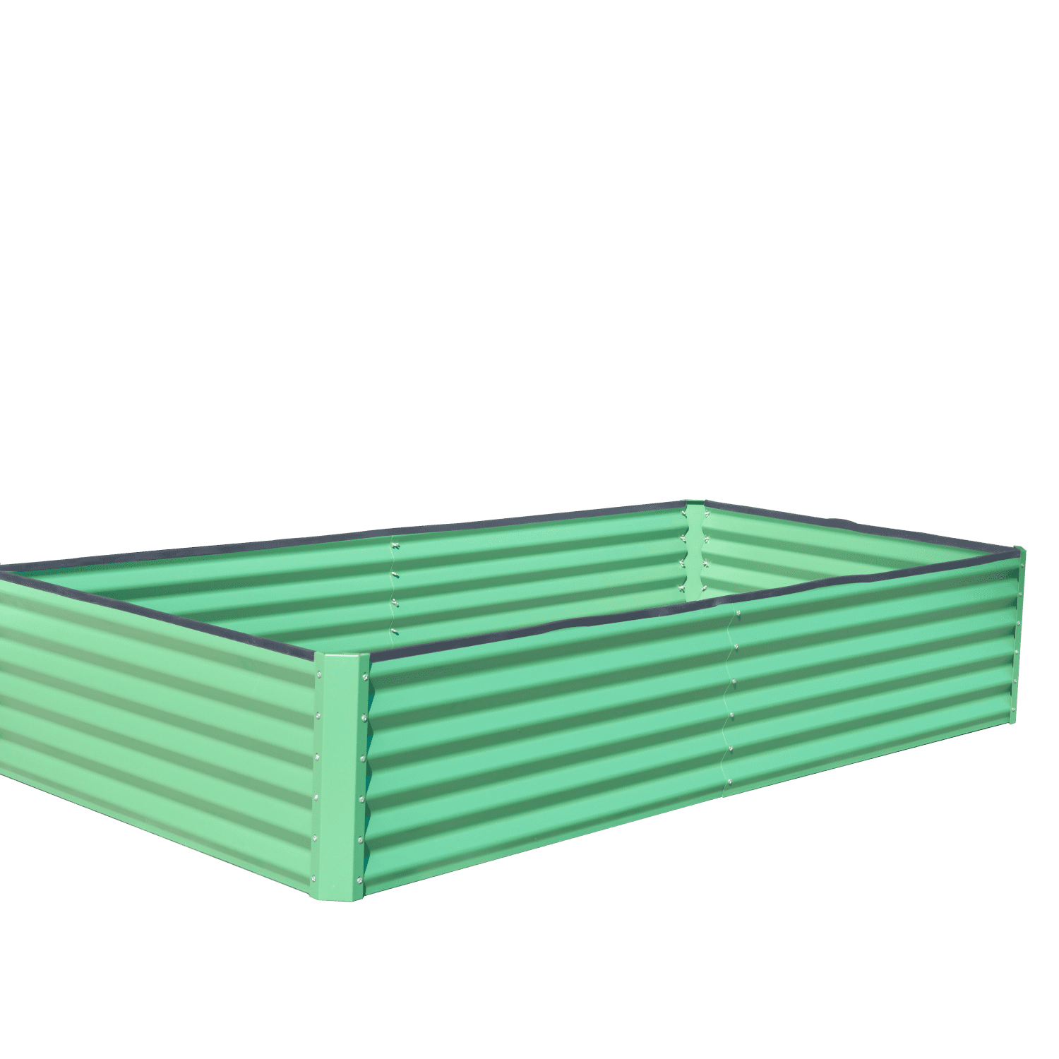 6x3x1ft Galvanized Raised Garden Bed Outdoor Planter Garden Boxes Large ...