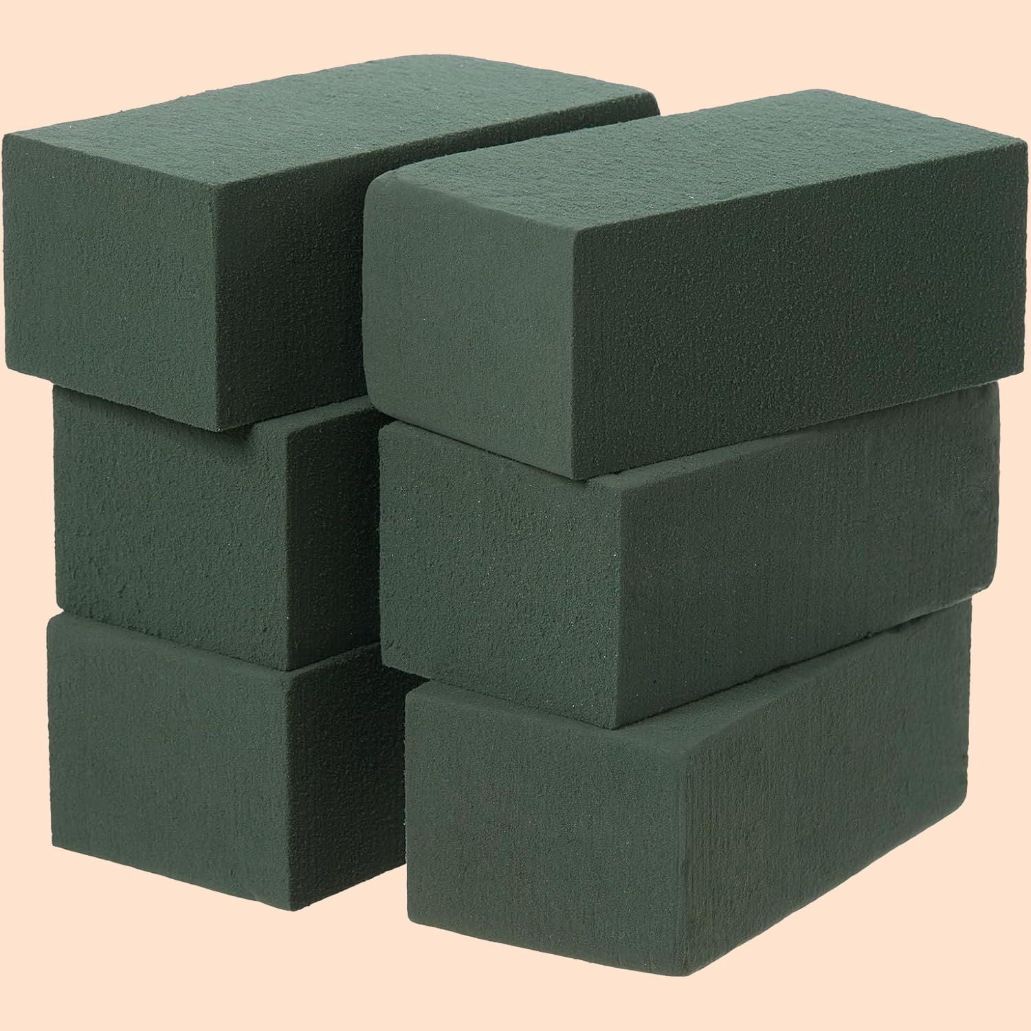 6x3x2.5 Inch Wet Floral Foam Blocks Rectangle Small Size Foam Bricks ...