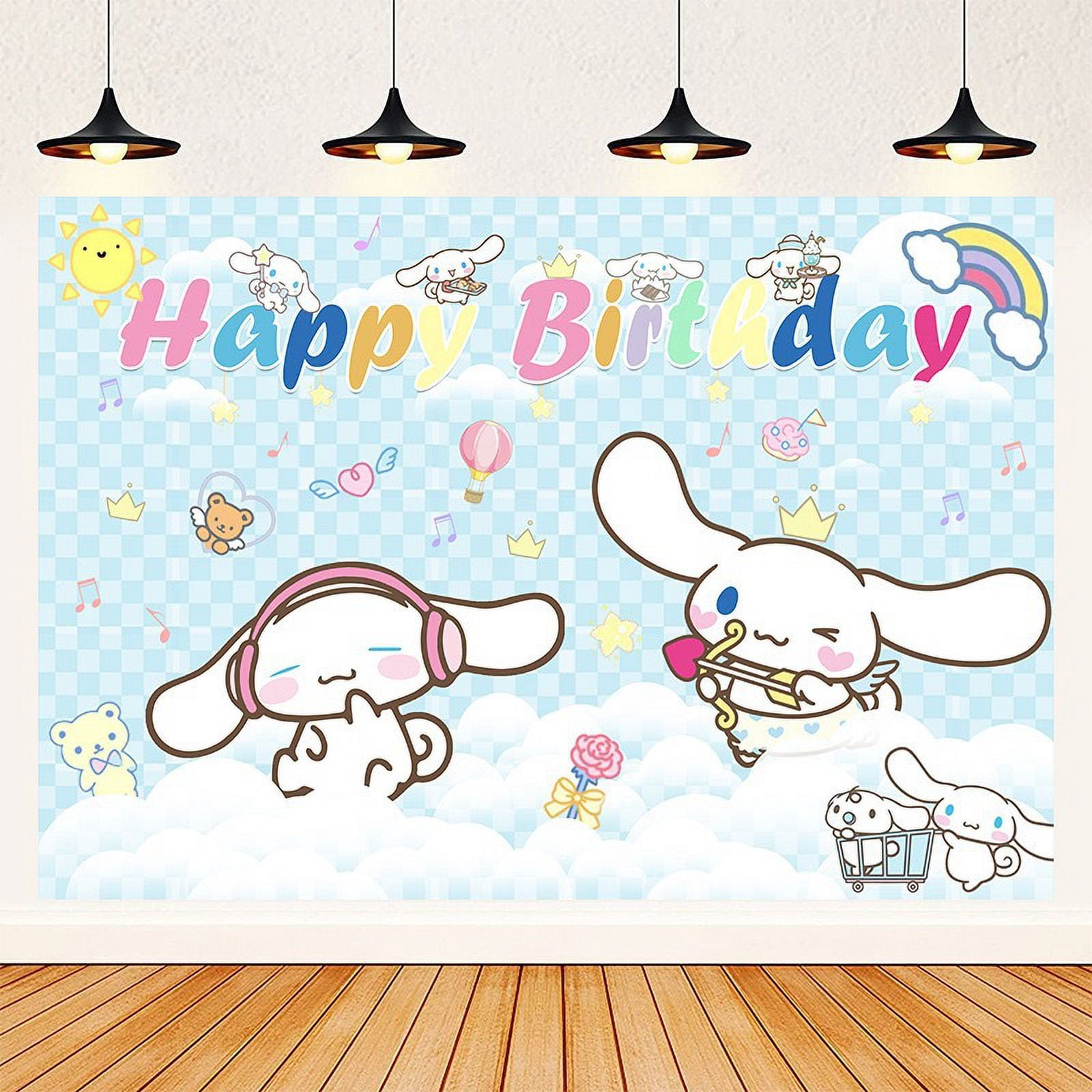 6x4 FT Cartoon Anime Birthday Party Supplies kuromii Backdrop ...