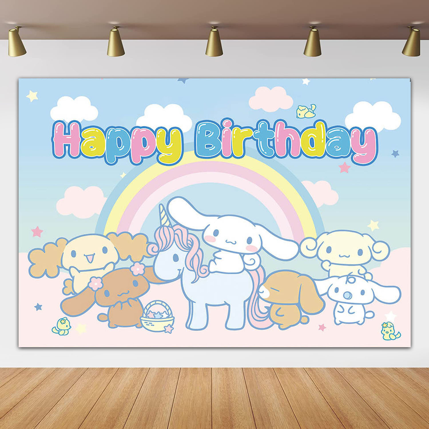 6x4 FT Cartoon Anime Birthday Party Supplies kuromii Backdrop ...