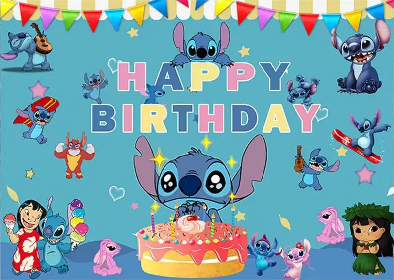 6x4 FT Happy Birthday Party Backdrops Children's Happy Birthday ...