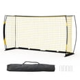 6x4 FT Soccer Goals for Backyard, Steel Frame Soccer Net with Ground ...