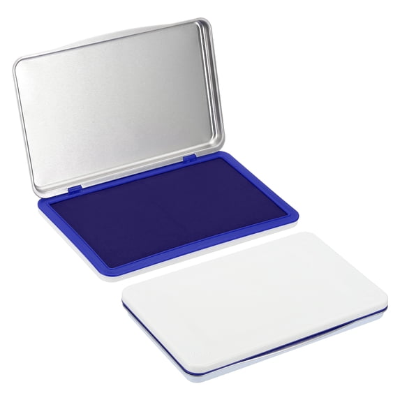 6x4 Inch Stamp Pad, 2Pcs Washable Craft Ink Pad, Waterproof Inkpad ...