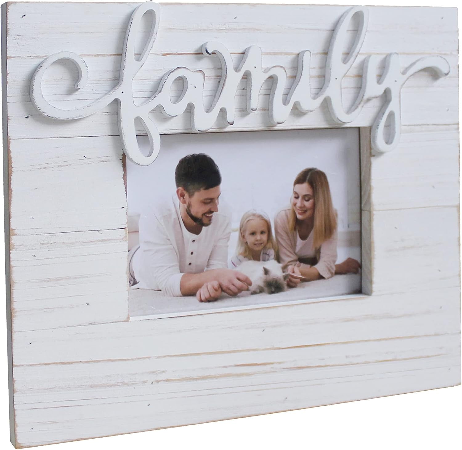 6x4 Picture Frame Made of Solid Wood High Definition Glass Family ...