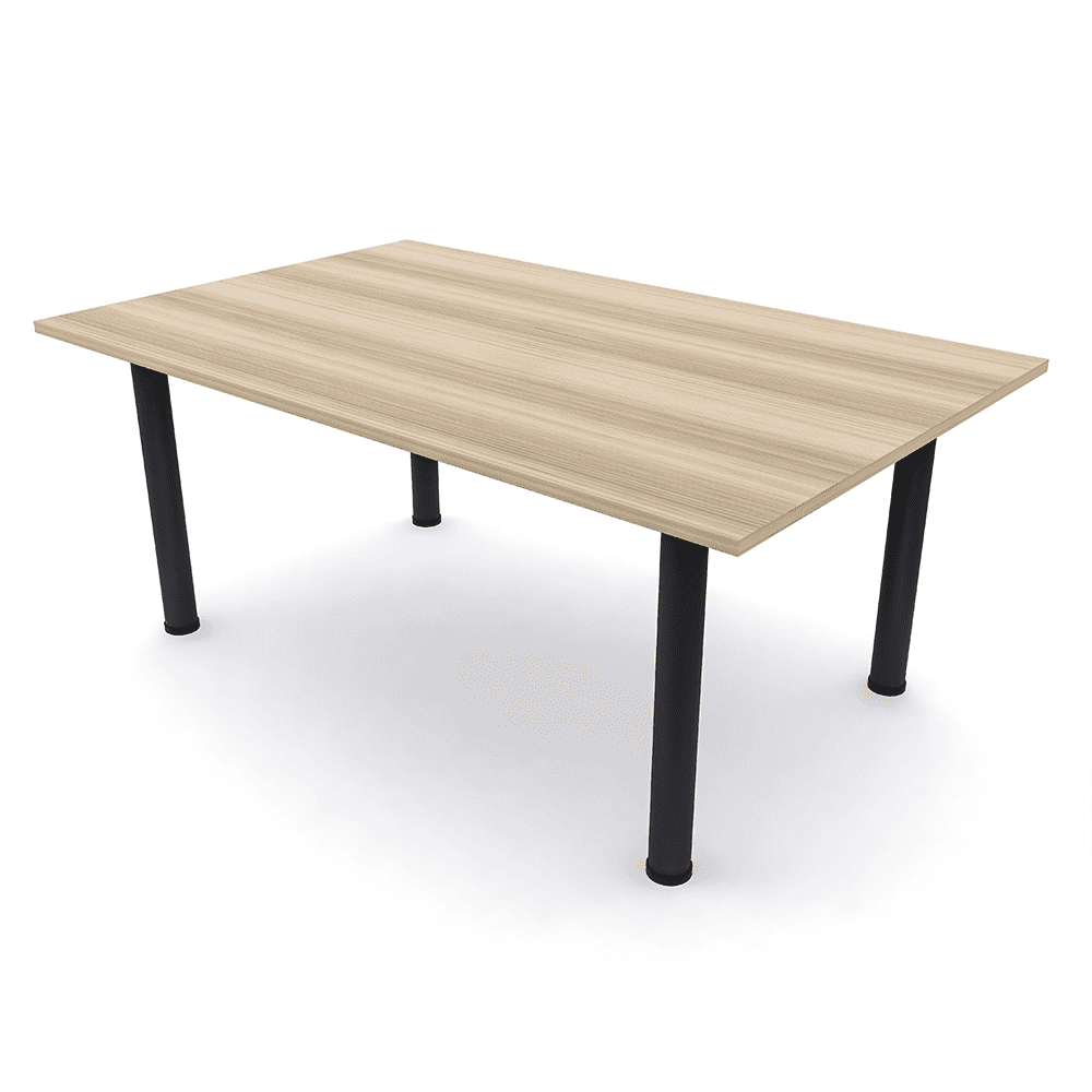 6x4 Rectangular Conference Table Post Legs Electric And Data - Walmart.com
