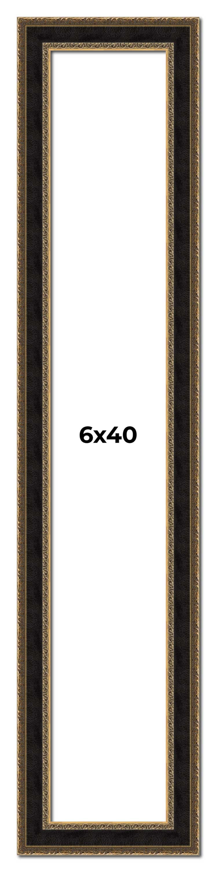 6x40 Frame Gold Antique Vintage Sold Wood Picture Frame | 1.75 Inch ...