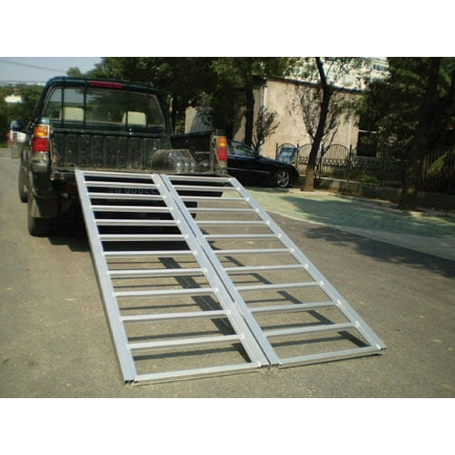Ramps AR16 6'x48' BI-Fold Aluminum Ramp 1200 lb - Walmart.com