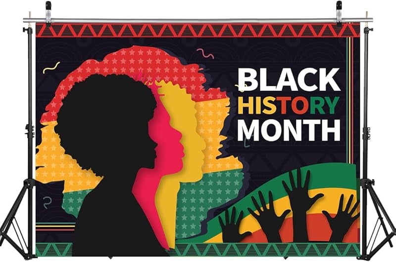 6x4FT Black History Month Backdrop February Black History Month ...