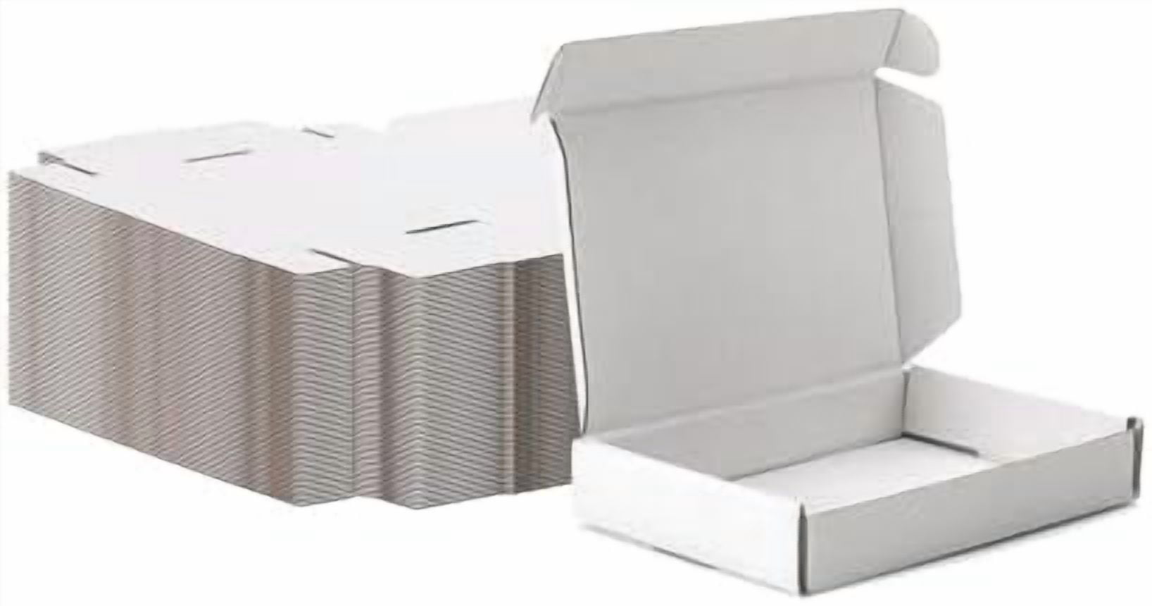 6x4x1 Inches Shipping Boxes Pack of 50, Small Corrugated Cardboard Box ...