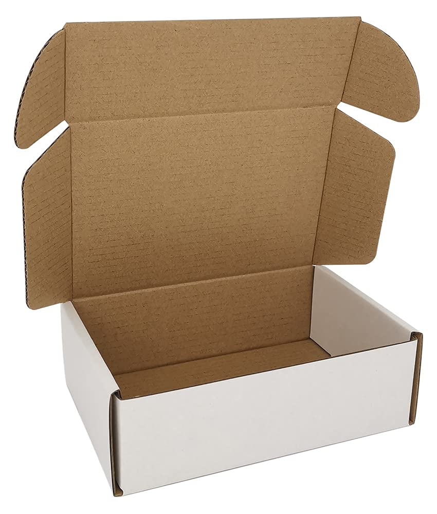 6x4x2'' Small Shipping Boxes 25 Pack, Corrugated Cardboard Mailers for ...