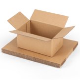 6x4x3 Shipping Boxes Set of 20, Brown Corrugated Cardboard Box for ...