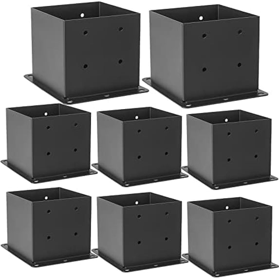 6x6 Base 8 count, (Inner Size 5.6x5.6) Anchors, 13GA Thick Solid ...