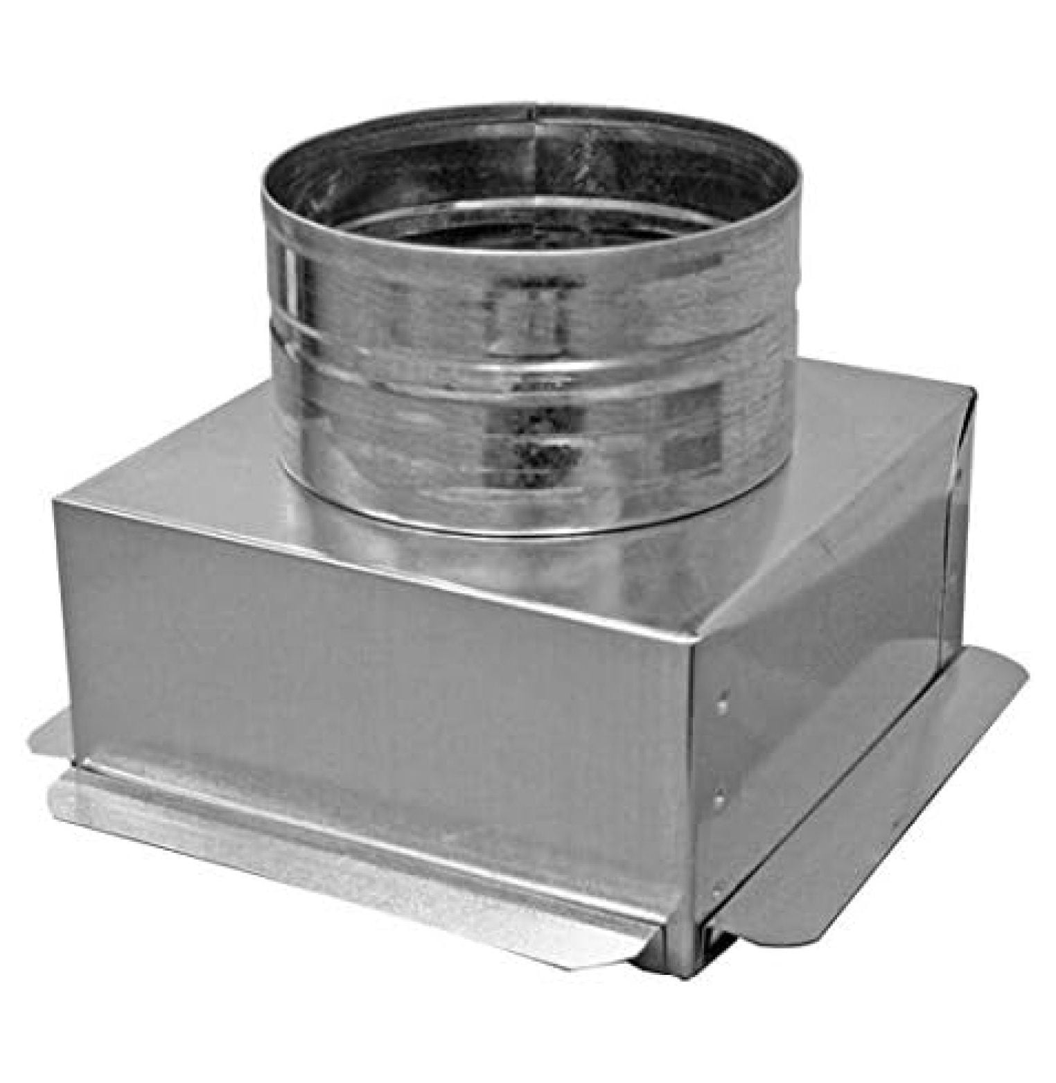 6x6 Ceiling Box with 6" Round Collar - HVAC Register Vent Diffuser ...