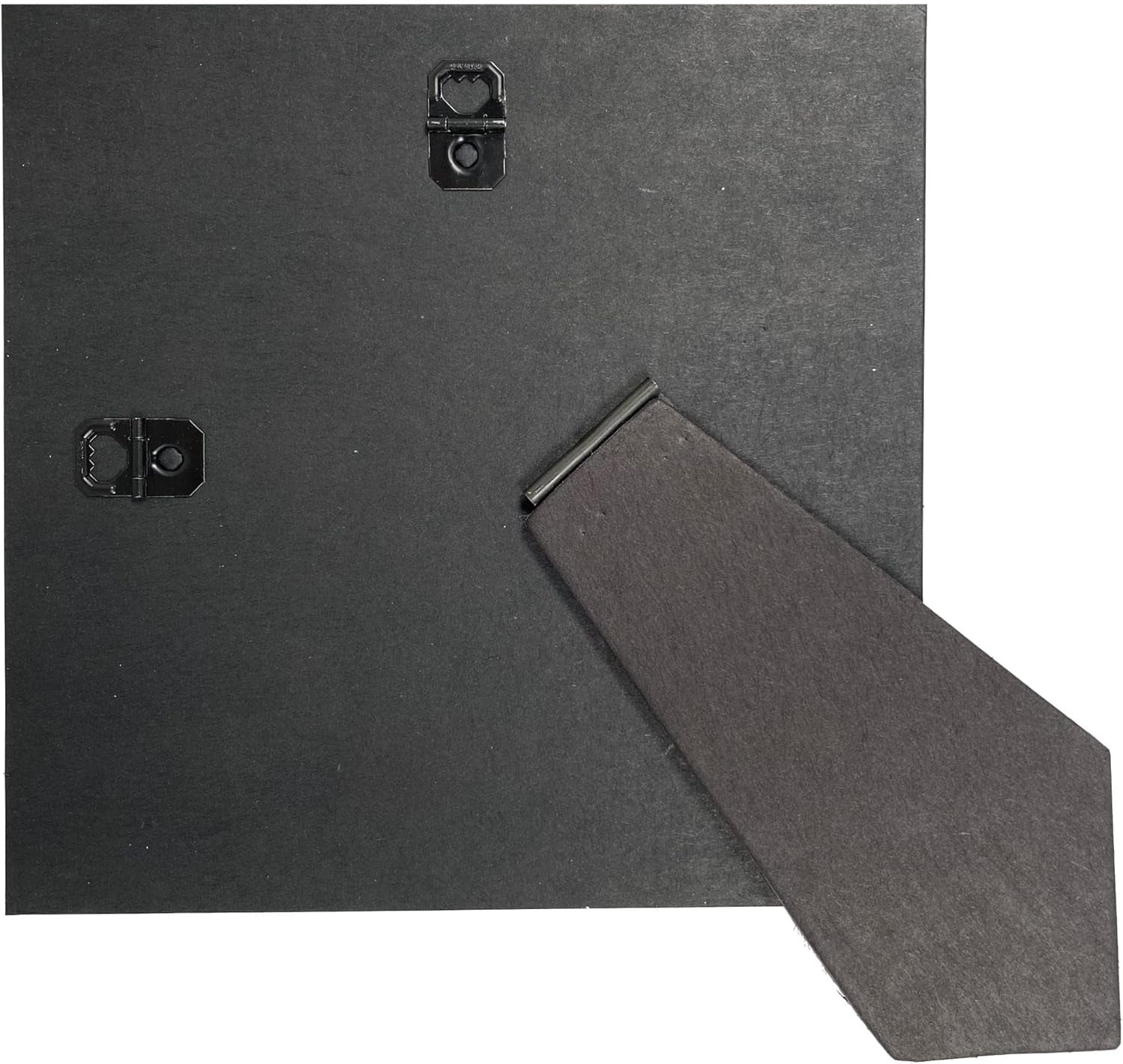 6x6 Inch, Solid Black Cardboard Frame Backs with Hinged Hangers for ...