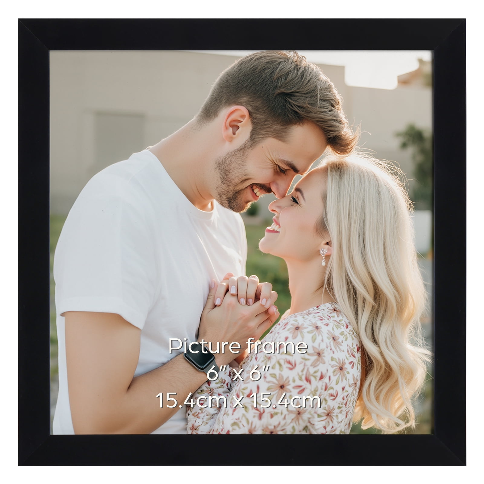 6x6 Picture Frame（1 Pack）, Classic Photo Frames 6x6 for Tabletop or ...