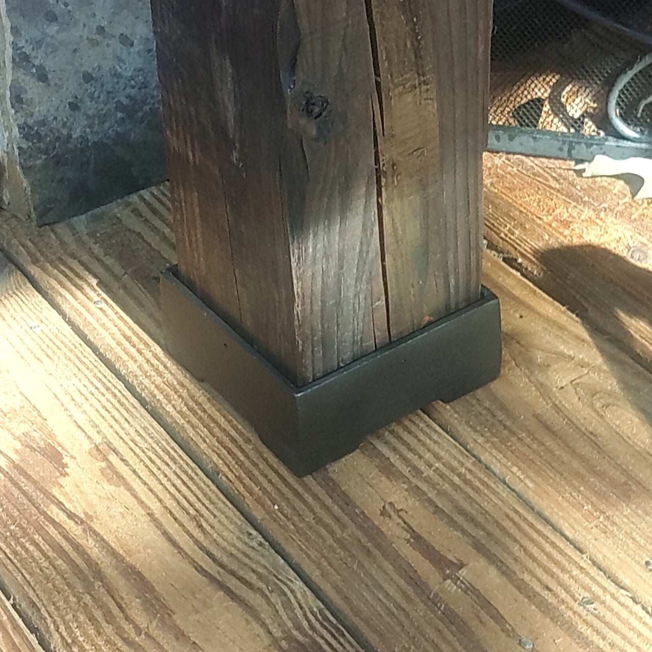 6x6 Post Anchor HD Aluminum Structural - Ornamental- Powder Coated ...