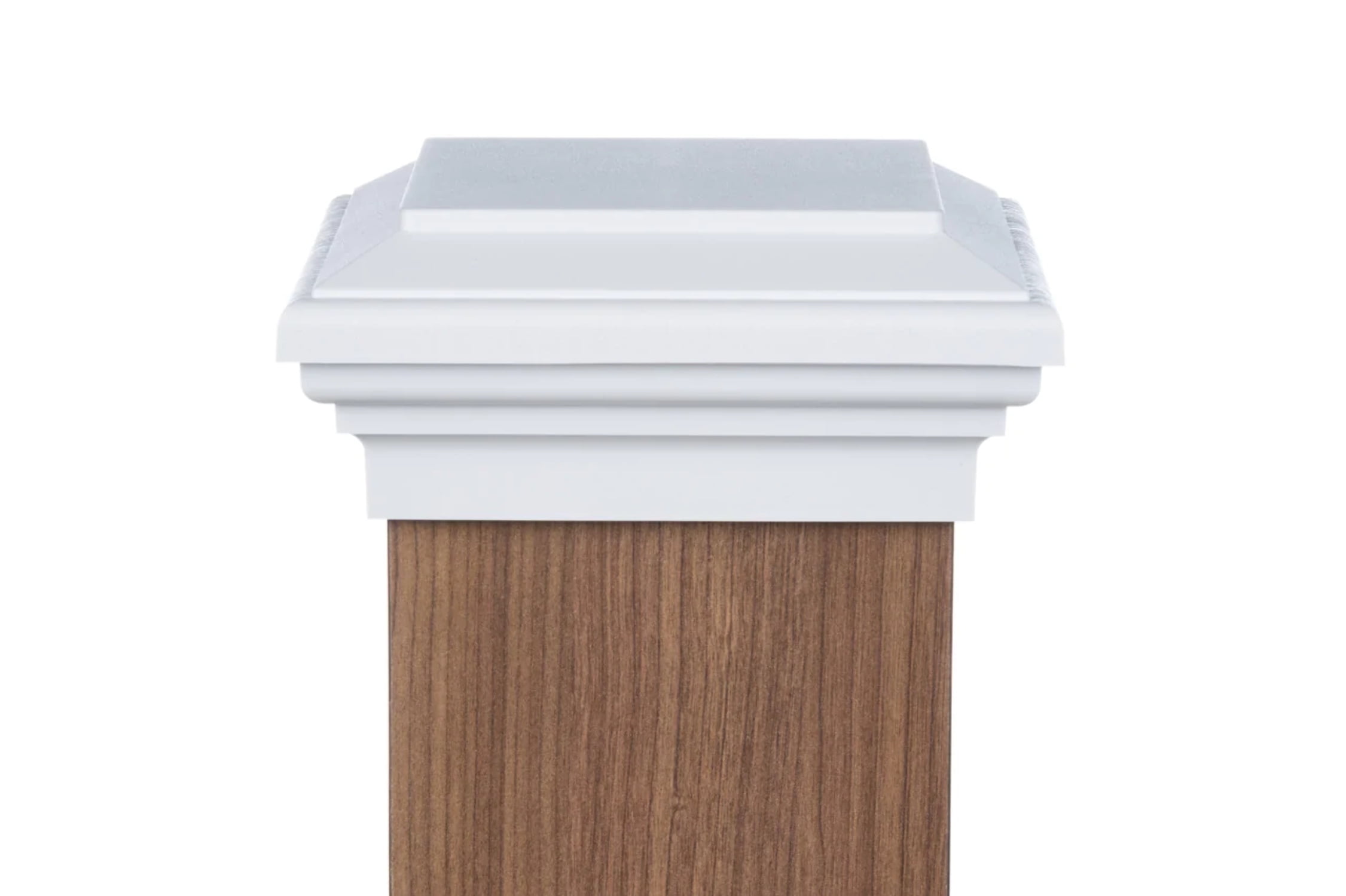 Walmart Outdoor 6x6 White Flat Top Post Cap - Fence Covers Base, Easy ...