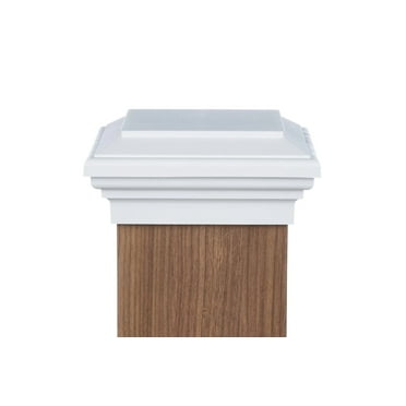 Moonrays Solar Powered LED Fence Post Cap - Walmart.com