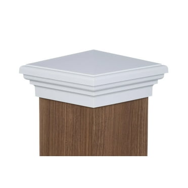 Plum Fittings 1 1/2" x 1 1/2" Gothic Vinyl Picket Fence Caps | Pack of ...