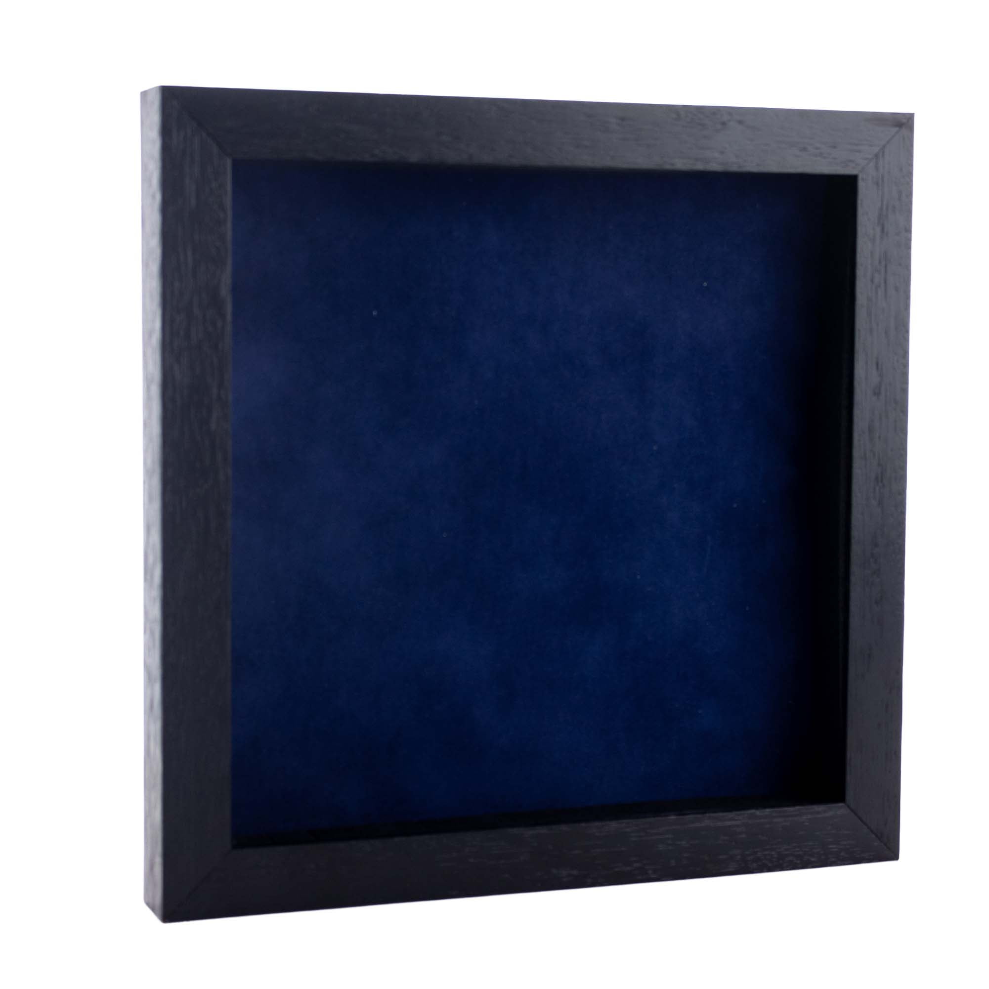 6x6 Shadow Box Frame Textured Black Wood | With a 3/4" Usable Display ...