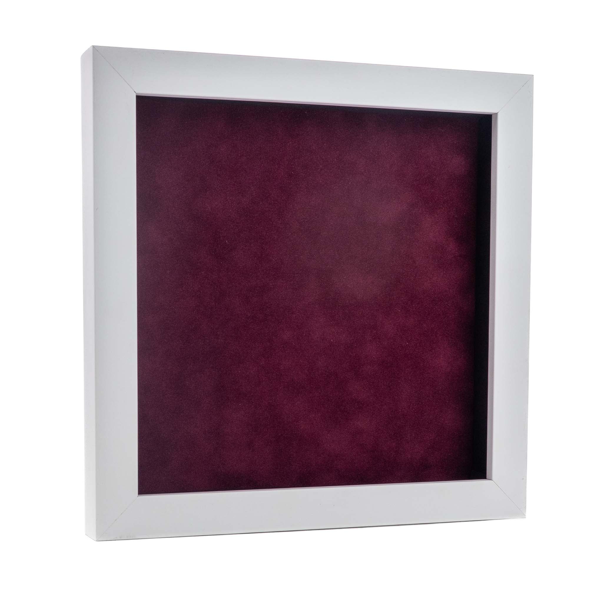 6x6 Shadow Box Frame White Wood | With a 3/4" Usable Display Depth ...