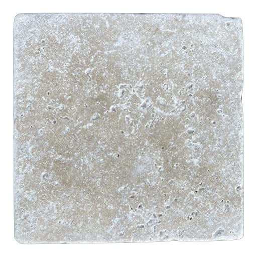 6x6 Walnut Travertine Tumbled Antique Wall Floor Tile Interior Exterior ...