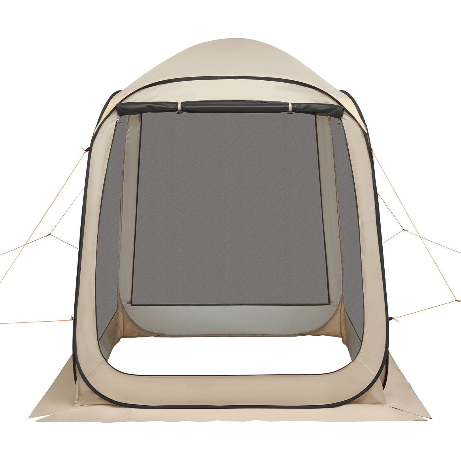 6x6ft 4-6 Person Pop Up Screen House Tent Portable Canopy with Carry ...