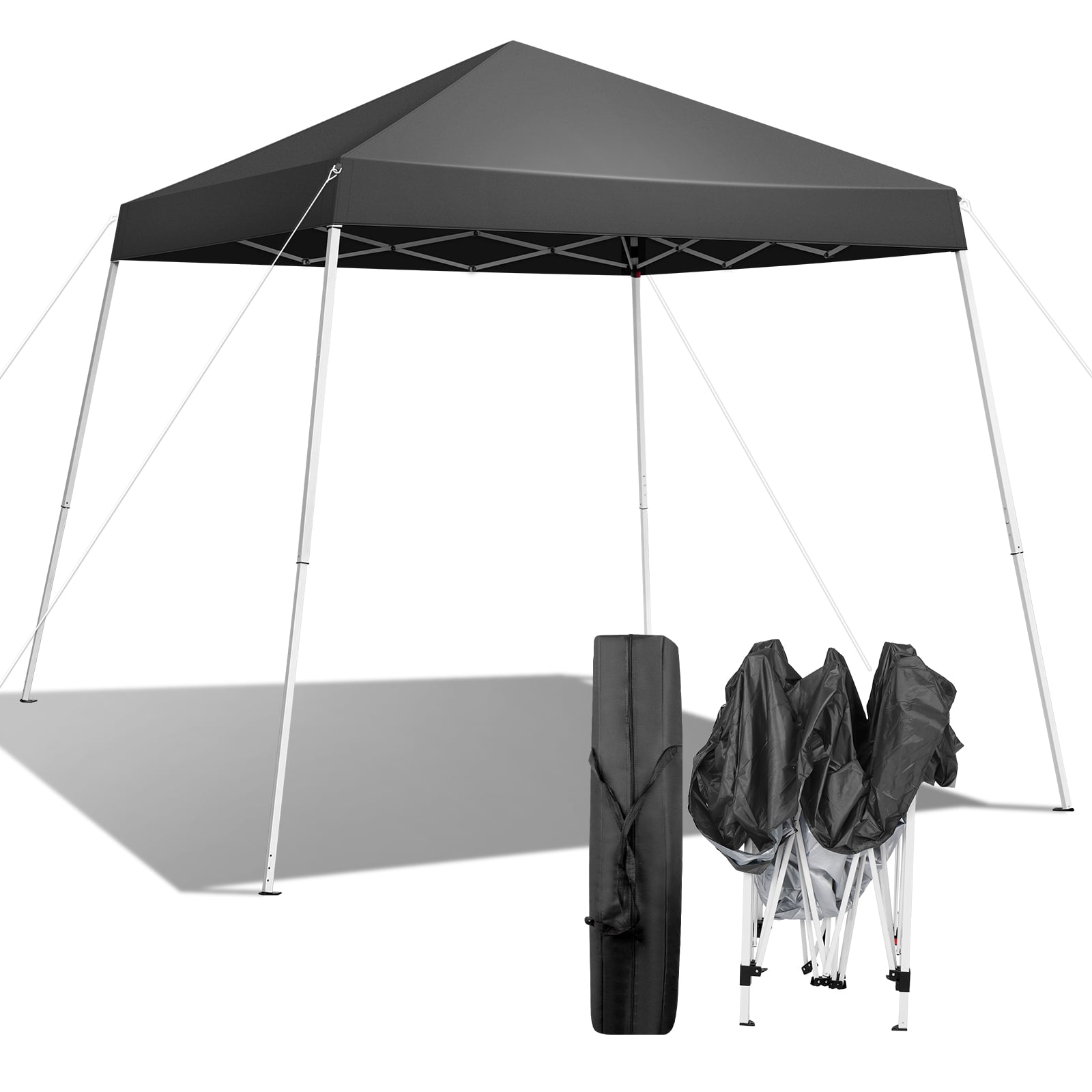 6x6ft Pop Up Canopy Tent, Outdoor Tent Canopy Foldable Portable ...