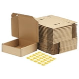 6x6x2 Shipping Boxes, 25 Packs Gift Boxes for Shipping Business Party ...