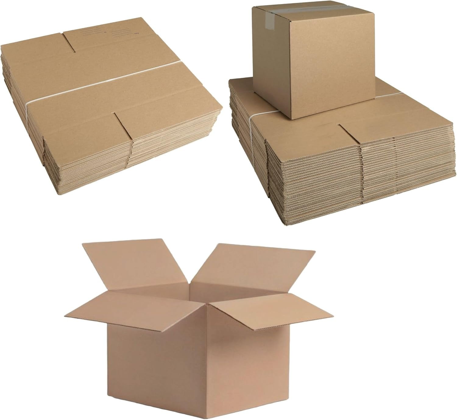 6x6x6 Corrugated Shipping Box, Heavy-Duty Moving & Storage Boxes ...
