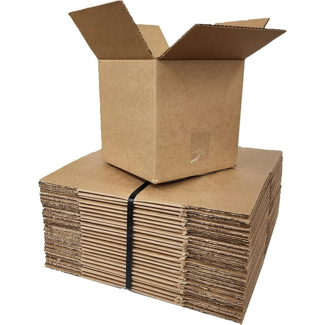 6x6x6 Shipping Boxes Pack of 100, Cardboard Corrugated Box for ...