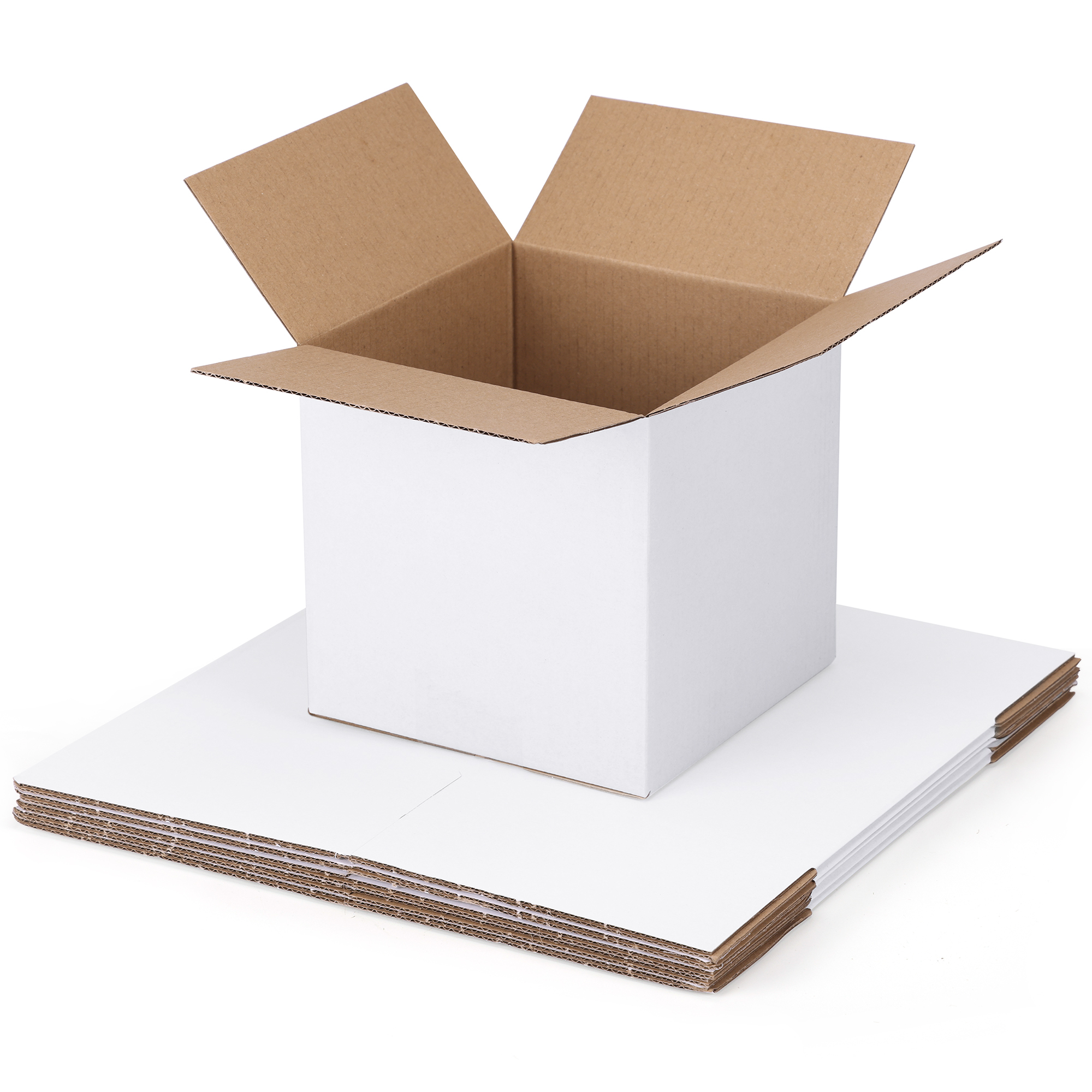 Box Partners Corrugated Mailers,6x3x3,White,50/BDL - BXP M633 - Walmart.com