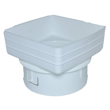 GutterGate 3 in. H X 3 in. W X 4 in. L Black Plastic Rectangular ...