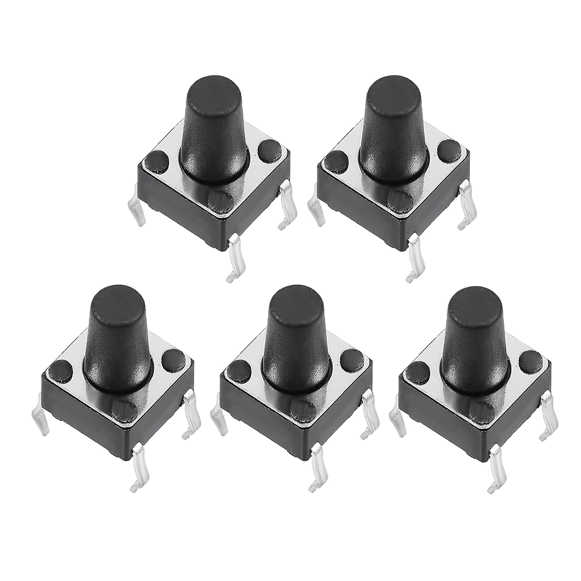6x6x9mm Panel PCB Momentary Tactile Tact Push Button Switch DIP 5PCS ...