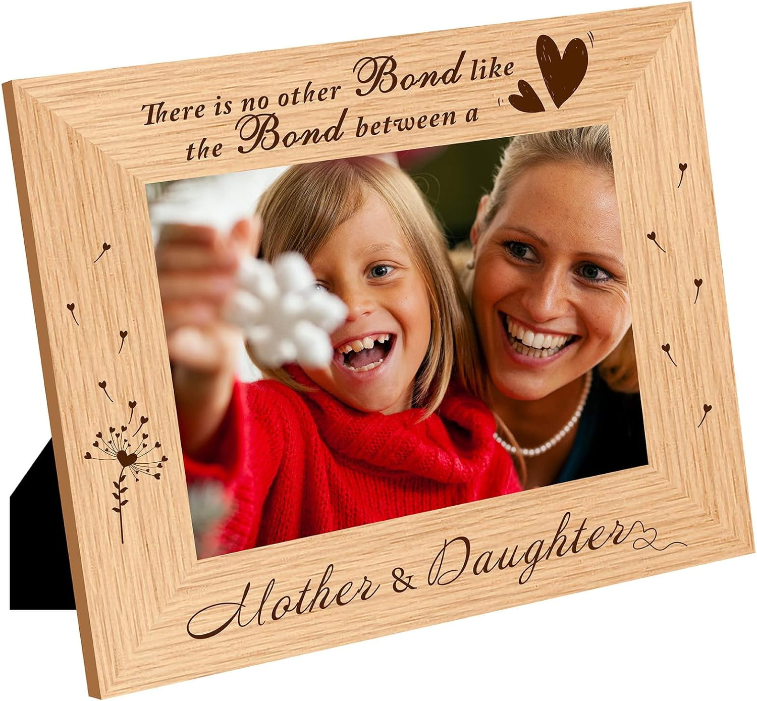 6x8 Engraved Wooden Picture Frame Mother Picture Frames Rustic Photo ...