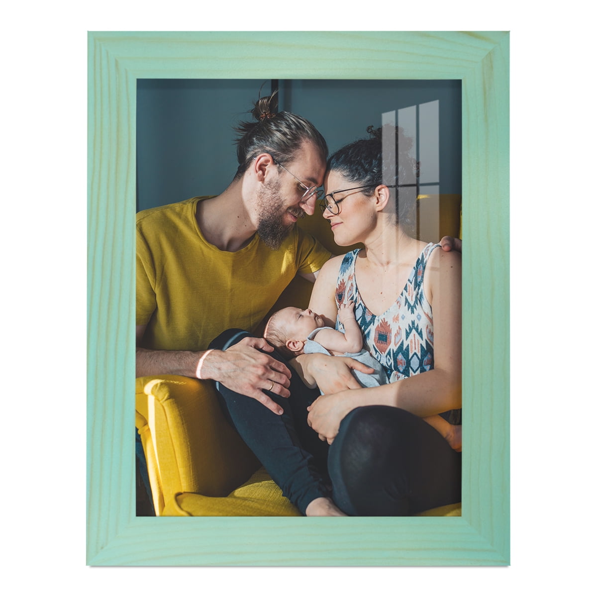 6x8 Wood Grain Picture Frame - Palegreen - Walmart.com
