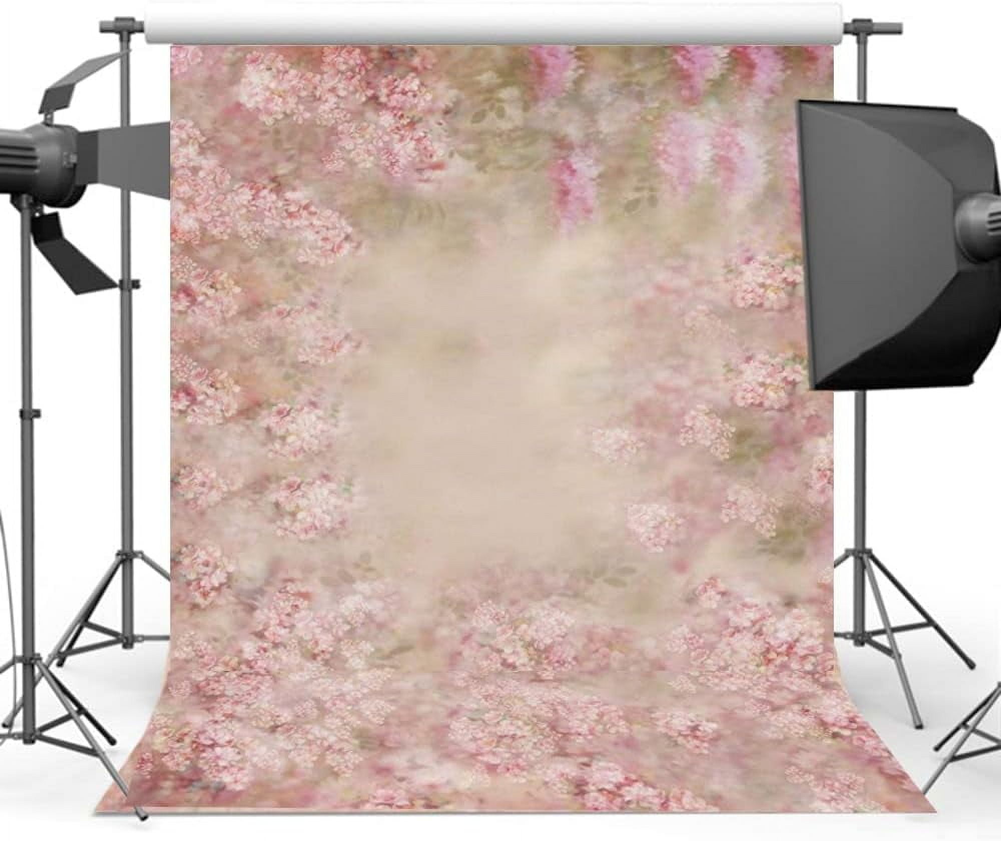 6x8ft Pink Abstract Flower Photography Backdrop Newborn Baby Children ...
