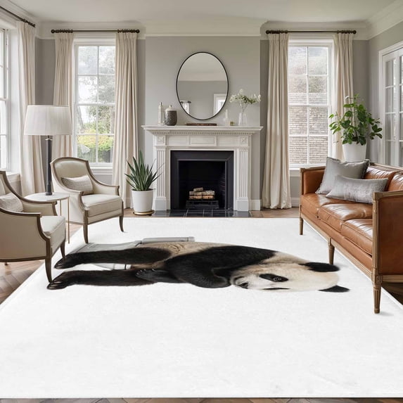 6x9 Area Rugs for Living Room, Funny Panda Non Slip Area Rugs for ...
