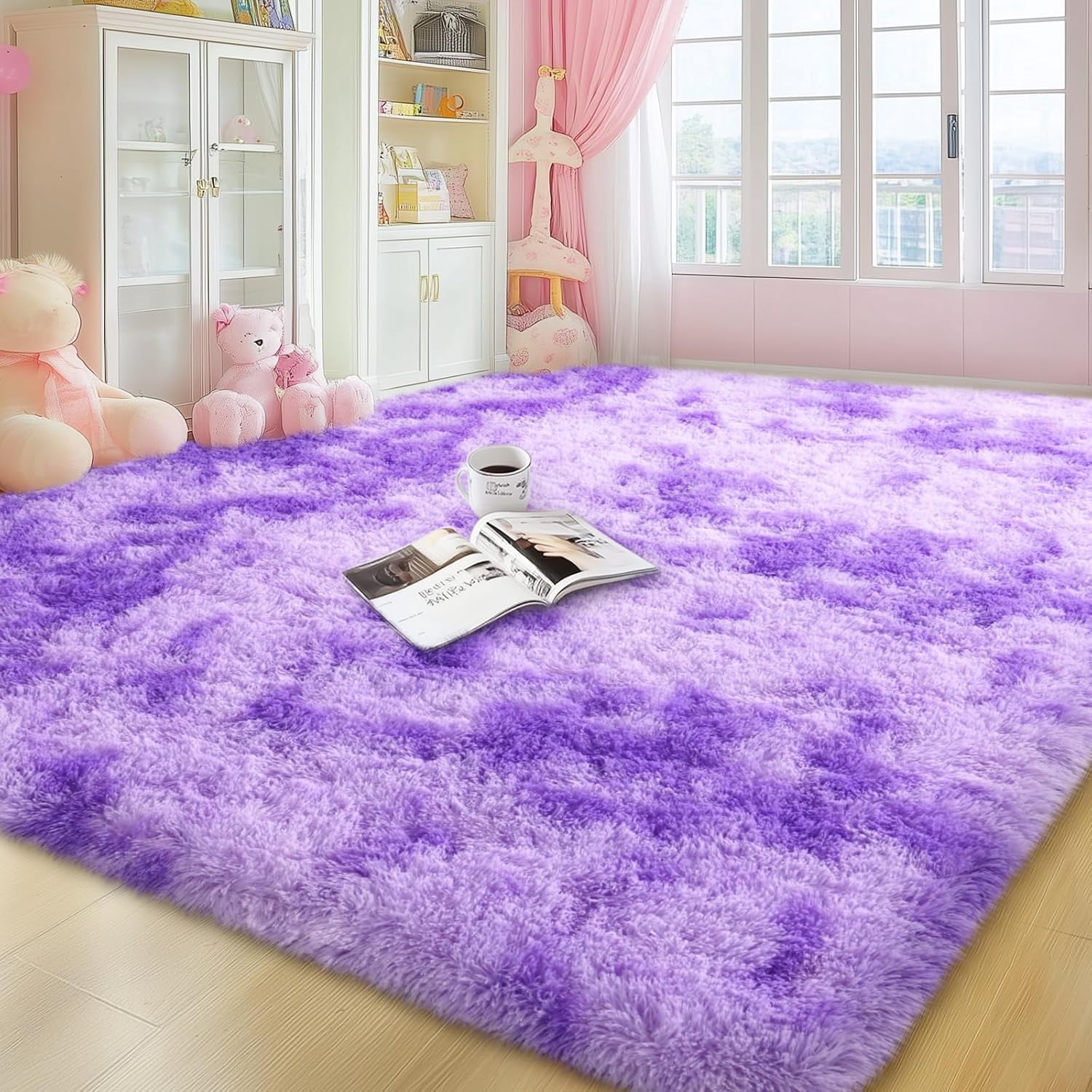 6x9 Area Rugs for Living Room, Large Fluffy Rug for Bedroom, Soft Shag ...
