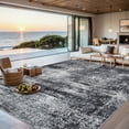 6x9 Area Rugs for Living Room - Washable Rug Modern Abstract Soft Large ...