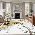6x9 Area Rugs for Living Room, Yellow Gnomes Non Slip Area Rugs for ...