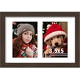 6x9 Picture Frame Double 3.5x5 Collage Picture Frame Displays Two 3.5x5 ...